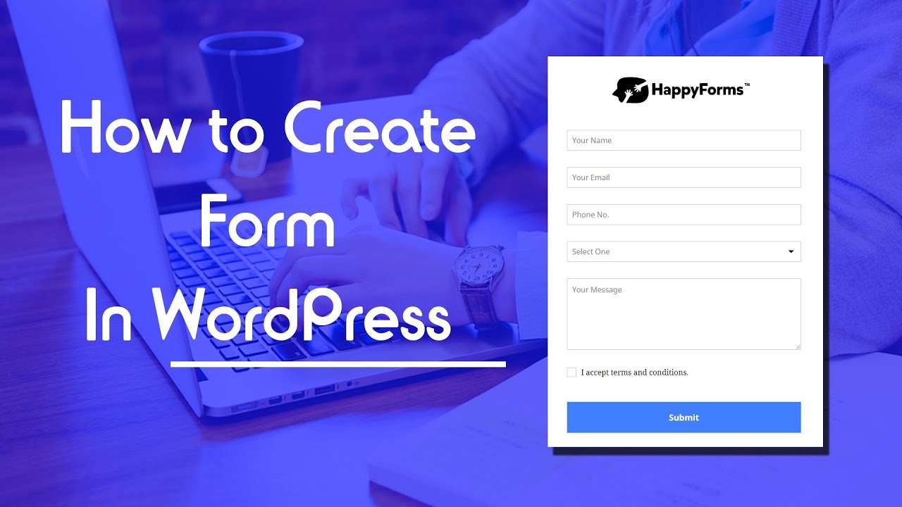 How To Make A Form In WordPress with HappyForms Plugin