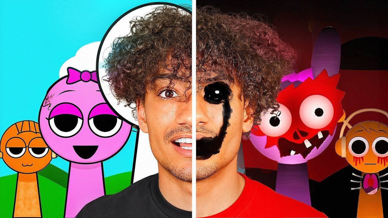 I JOINED SPRUNKI FOR 24 HOURS!!