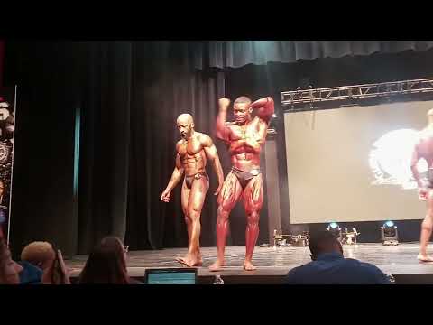Global Bodybuilding's Natural Atlas Men's Pro Classic Bodybuilding Posedown. www.gboonline.com