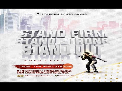 STAND FIRM; STAND STRONG; STAND OUT! [PART 4] || MIDWEEK SERVICE || 26TH JUNE 2025
