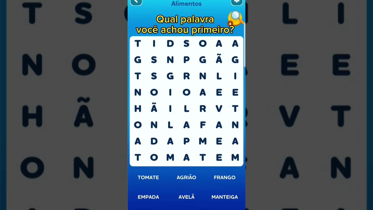 Qual palavra você achou primeiro? Caça Palavras #jogos #game #caçapalavra