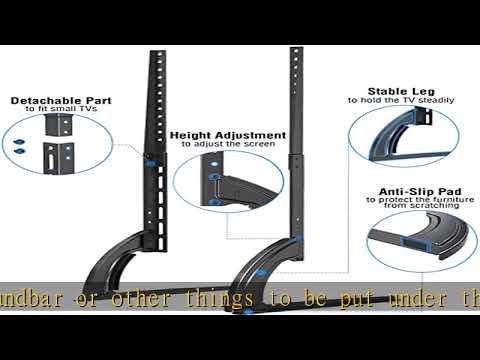 MOUNTUP Universal TV Stand, Table Top TV Stand for Most 27-65 Inch LCD Flat Screen TVs, Detachable