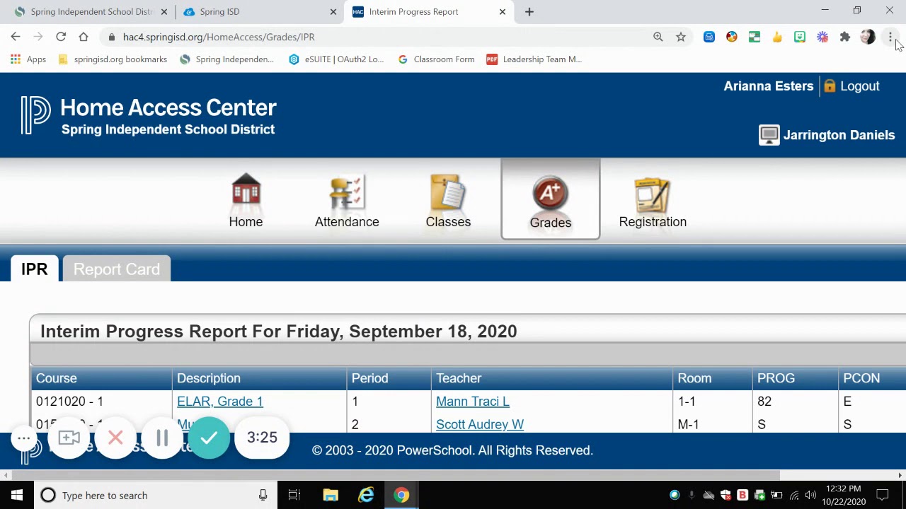 Parent Tutorial  Home Access Center