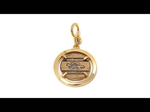 Bellezza "Telephone Coin" Bronze Charm