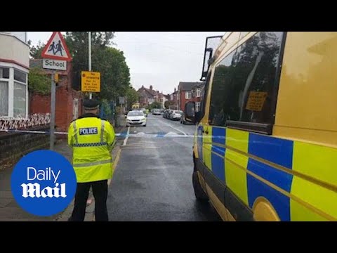 Police present at the scene of Tranmere's school stabbing - Daily Mail
