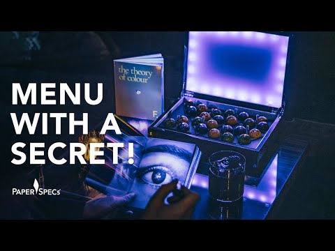 'Theory of Colour': Cocktail Menu With a Secret – Paper Inspiration No. 592