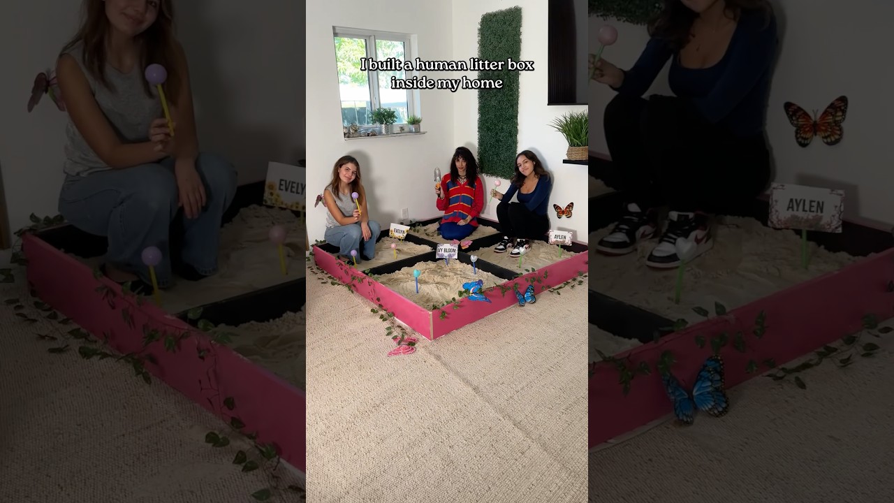 I built a human litter box