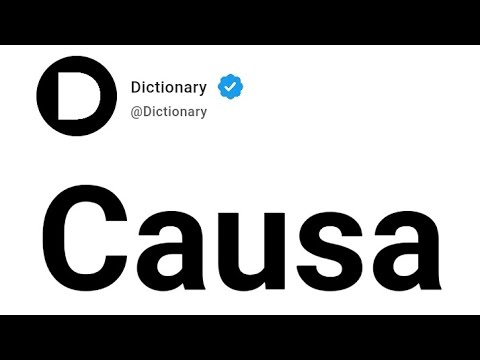 Causa Meaning In English