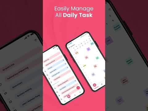 Personal Calendar app| Daily Schedule Planner | Reminder app