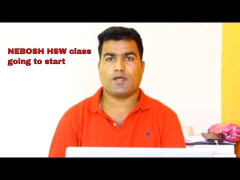 Intro of Nebosh HSW (Health safety at work)