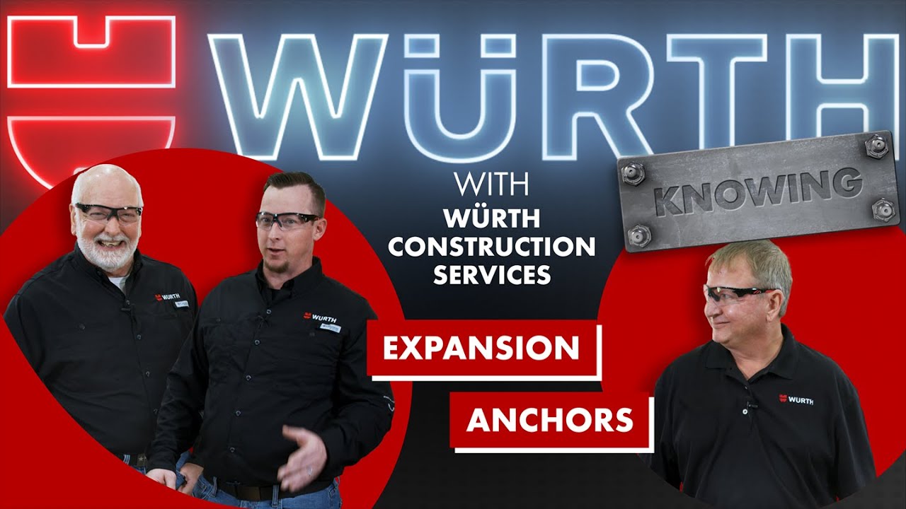 Mechanical Expansion Anchors | Würth Knowing Episode 24