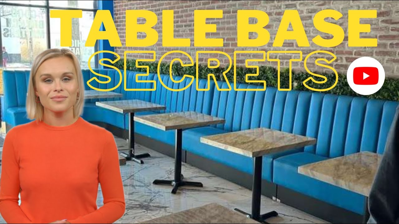 Restaurant Table Bases - Your Table Leg Solutions Are Here!