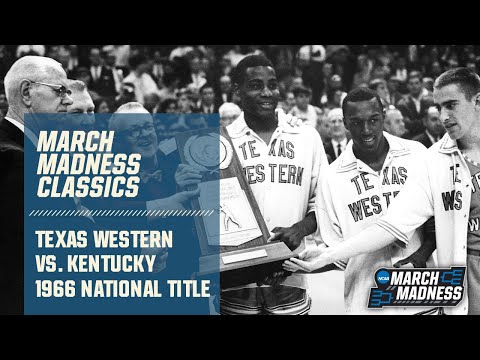 Texas Western vs. Kentucky: 1966 National Championship | FULL GAME