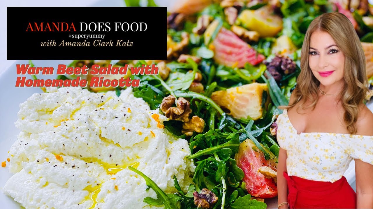 Warm Beet Salad with Homemade Ricotta