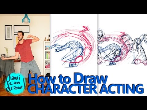 HOW TO DRAW ACTING – A Process Tutorial – martialwriter