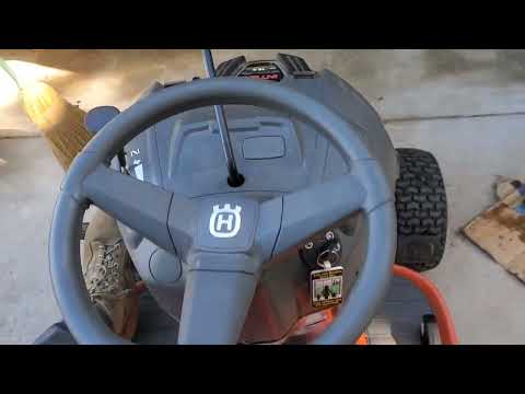 Husqvarna Riding Mower Startup Blade Engage