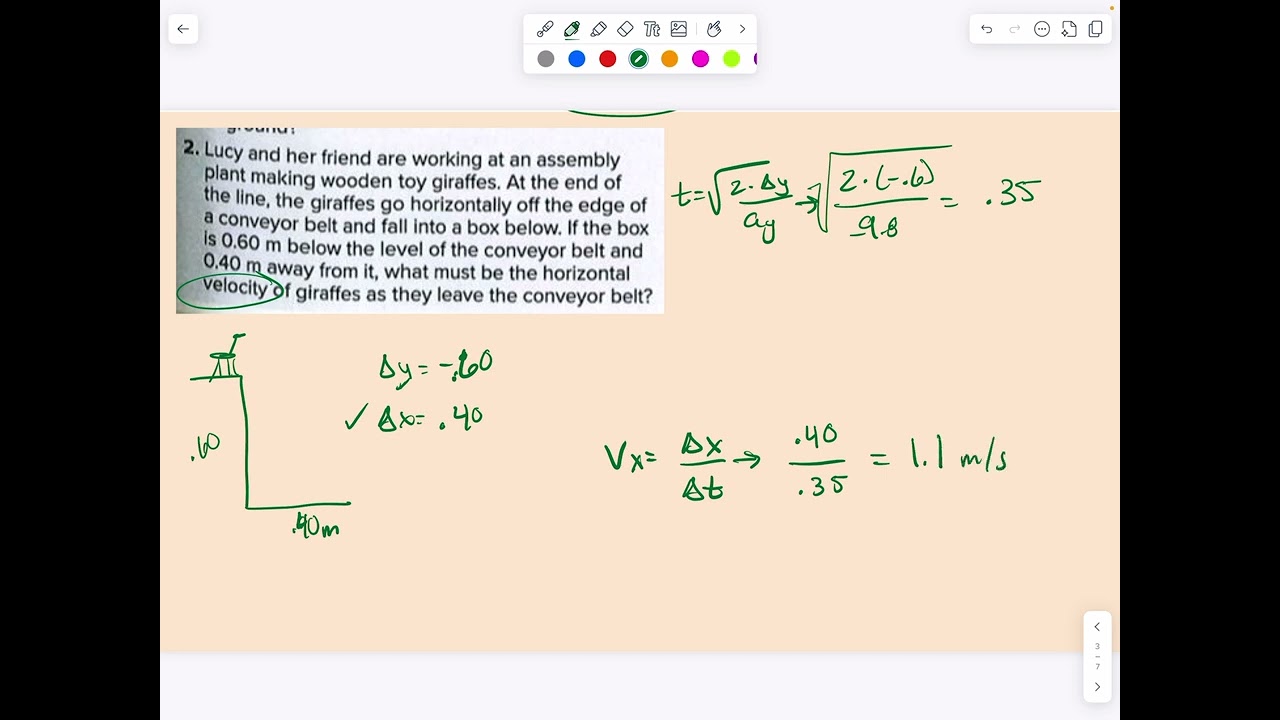 Physics Projectile Motion Practice Problems