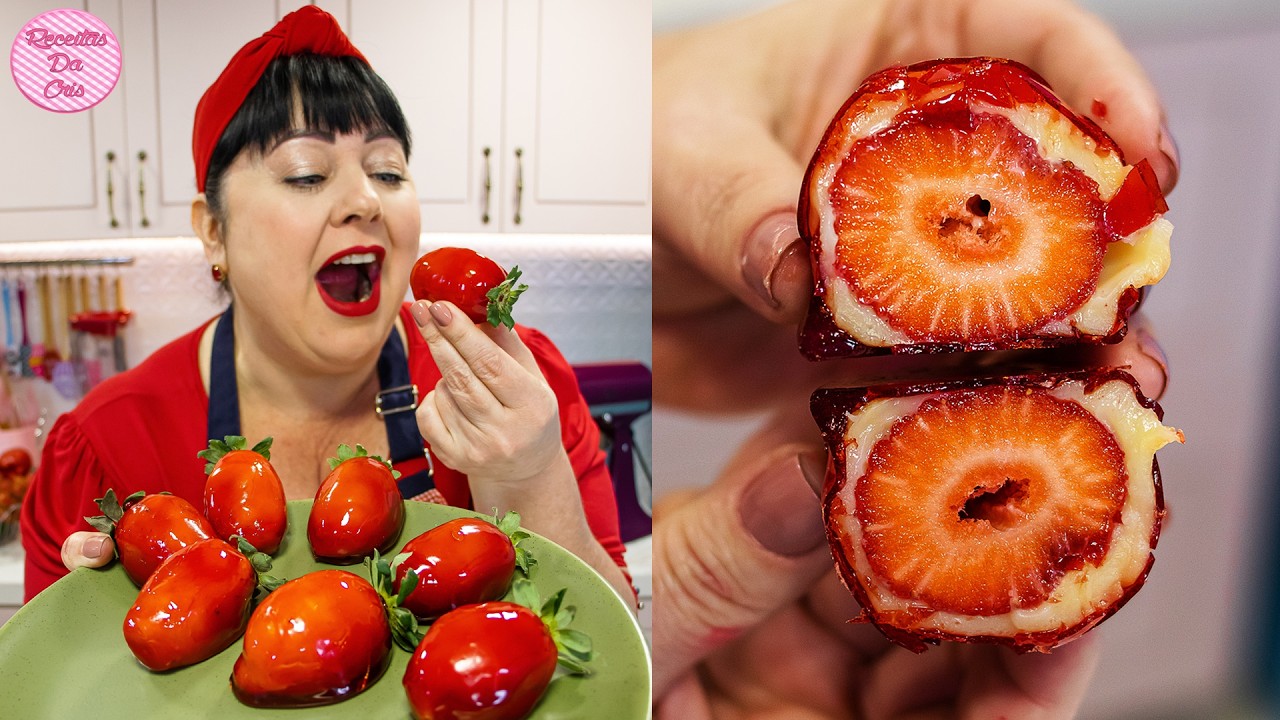 STRAWBERRY OF LOVE - COMPLETE STEP BY STEP EXPLAINED SO YOU CAN GET THIS RECIPE RIGHT ONCE AND FO...