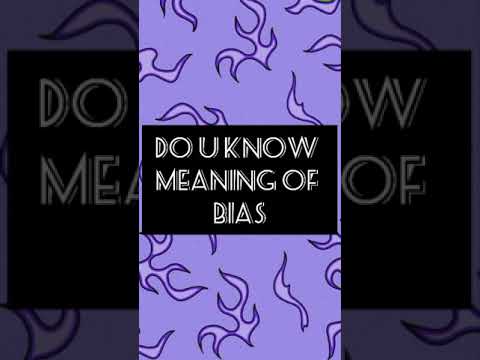 Meaning of bias ||comment ur bias ||