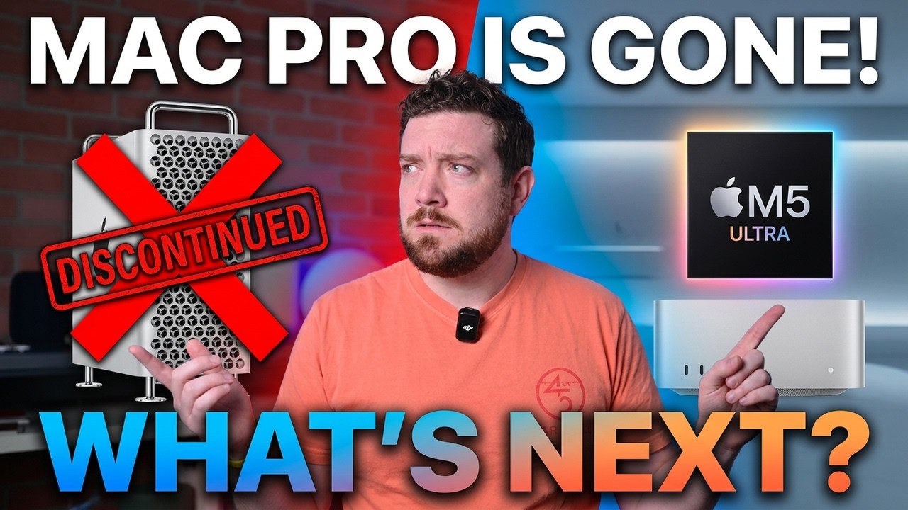 Apple Discontinues Mac Pro — What Pros Need to Know About What Comes Next (M5 Ultra Mac Studio!?)