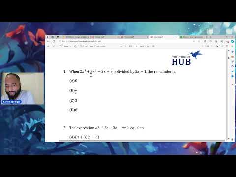 Add Maths Paper 1 Crash Course