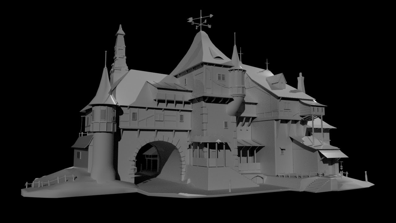 3D House Turn Around