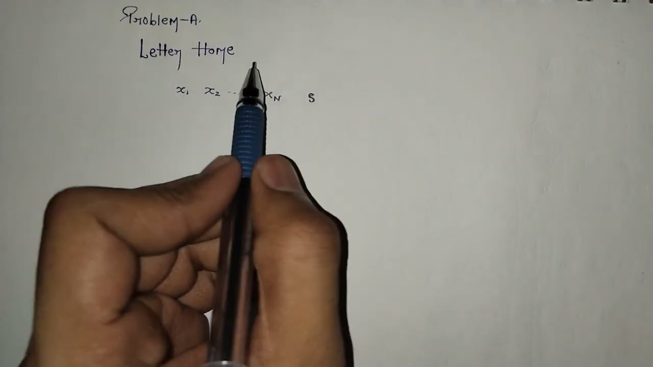 Problem A - Letter Home Codeforces solutions || Codeforces Round 1032 (Div 3) solutions