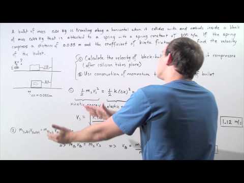 Completely Inelastic Collision Example # 2