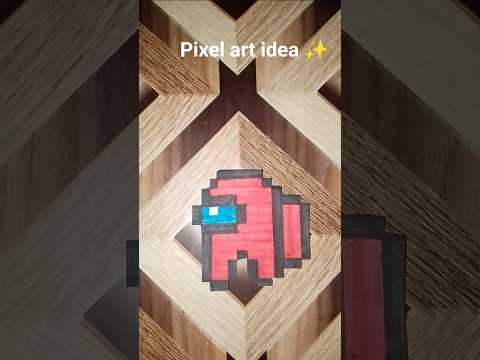 Pixel art of among us character #pixelartidea