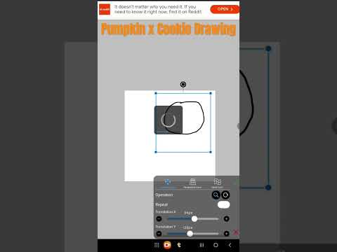 PumpkinCookie Speedraw #music #sigma #duet #butifyoucloseyoureyes #emojicat #emoji #art #dandysworld