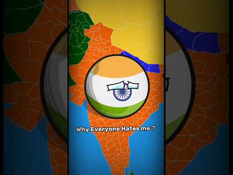 Real Friends of India 🥺❤ #india #countryballs #viral #shorts
