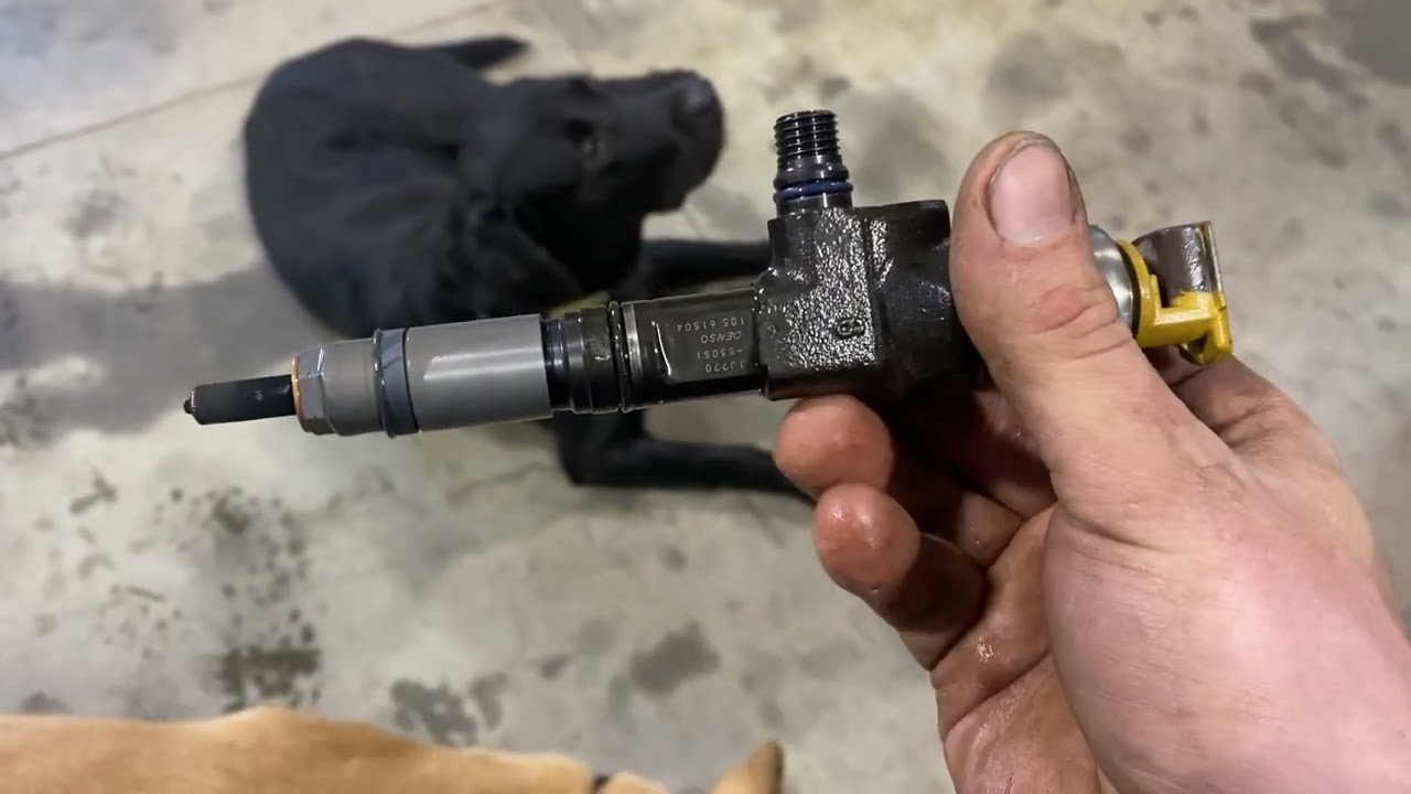 Changing injectors on Cat skid loader