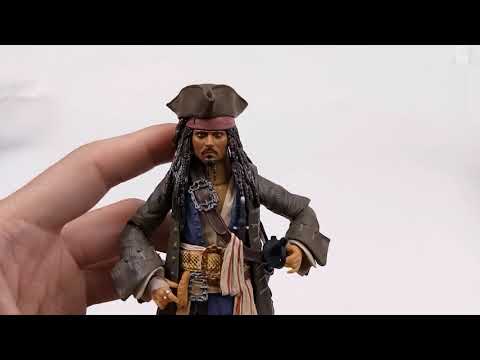 6" Captain Jack Sparrow Action Figure Pirates Of The Caribbean Model PVC Toys