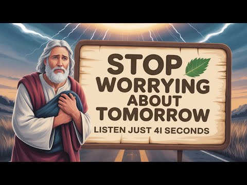 ✝️GOD SAYS: THIS IS WHY YOU SHOULD STOP WORRYING ABOUT TOMORROW RIGHT NOW | GOD MESSAGE TODAY #jesus
