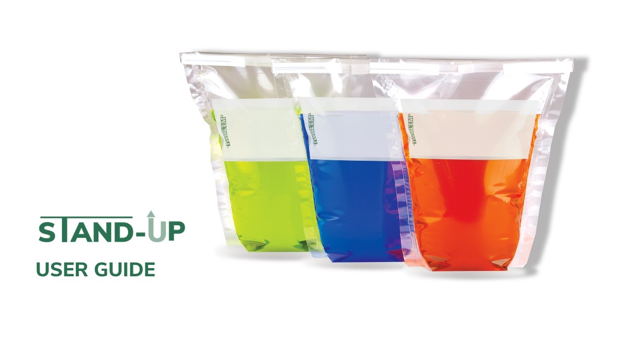 Stand-up Sampling bag tutorial: hands free sampling for lab analysis