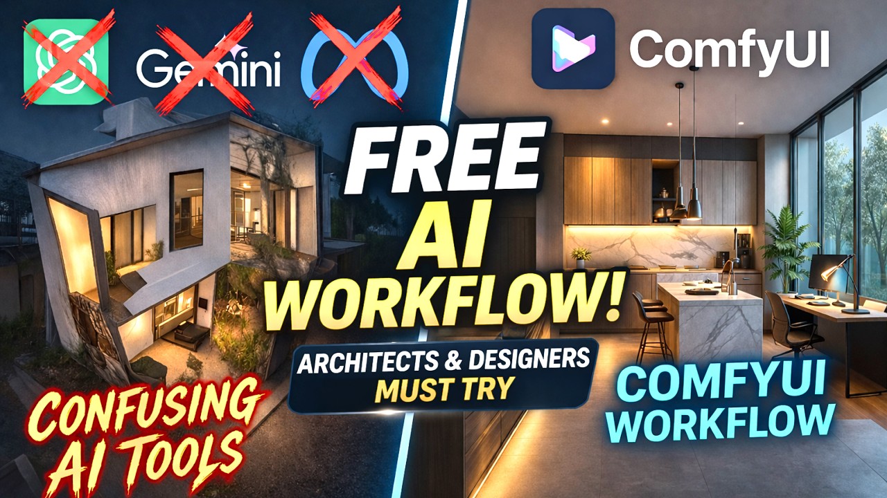 ComfyUI for Architects: Generate Renders in Minutes (Not Hours)