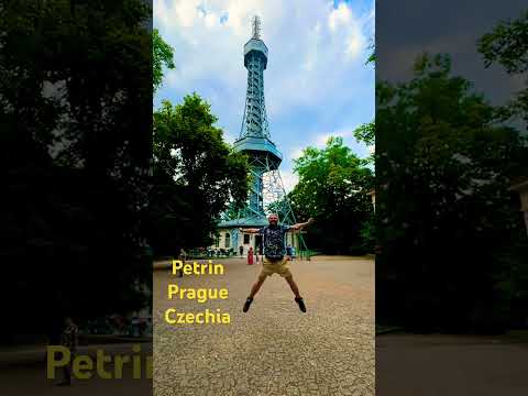 One of the most romantic places in Prague Czechia? Gardens are in reconstruction though🥹 #petrin