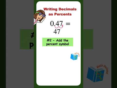 Writing a Decimal as a Percent | Changing a Decimal to a Percent | Math Defined with Mrs. C.