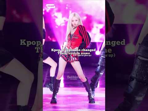 K-pop groups who changed their Fandom names?????? #ticktack #kpop #fyp #viralshorts #10kviews #Viral