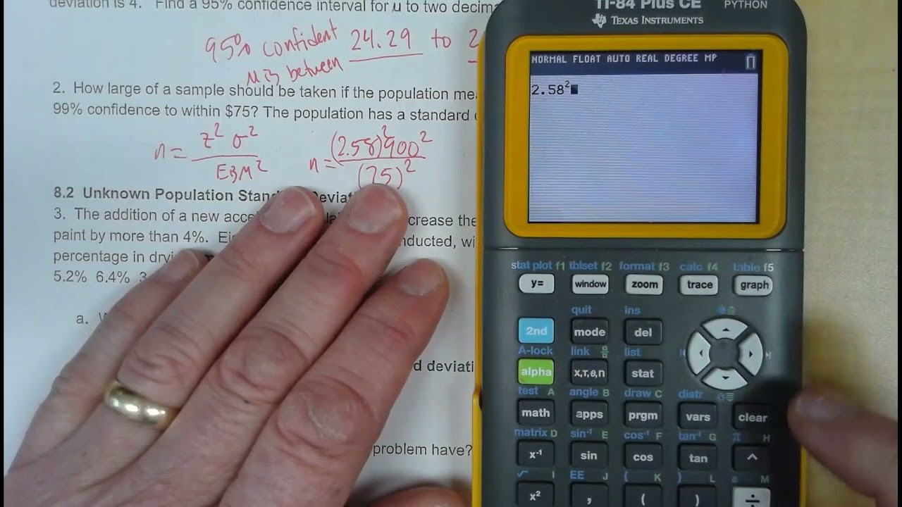 Chapter 8 Stats Practice Test