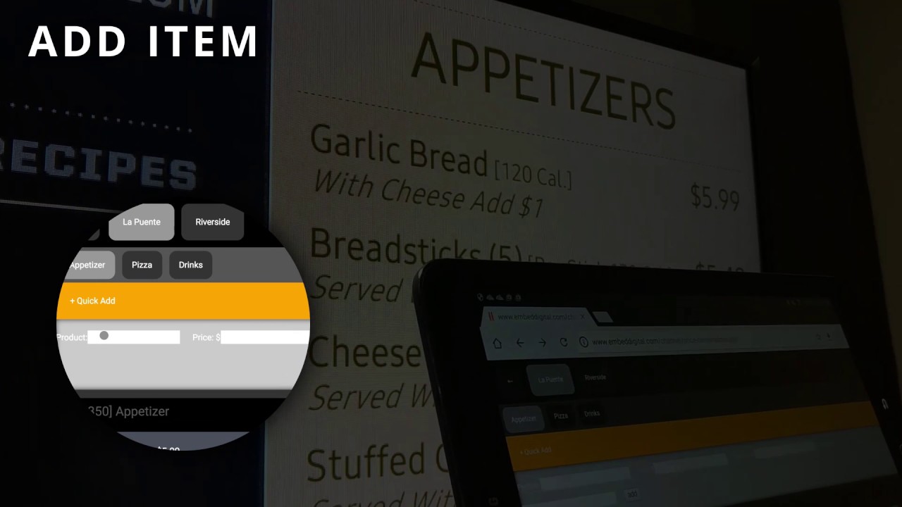 Dynamic Menu Solutions