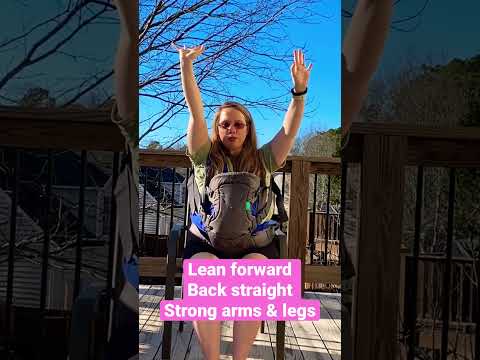 Chair Yoga Sun Salutations Gentle Exercise #mommyandbaby #yoga #shorts