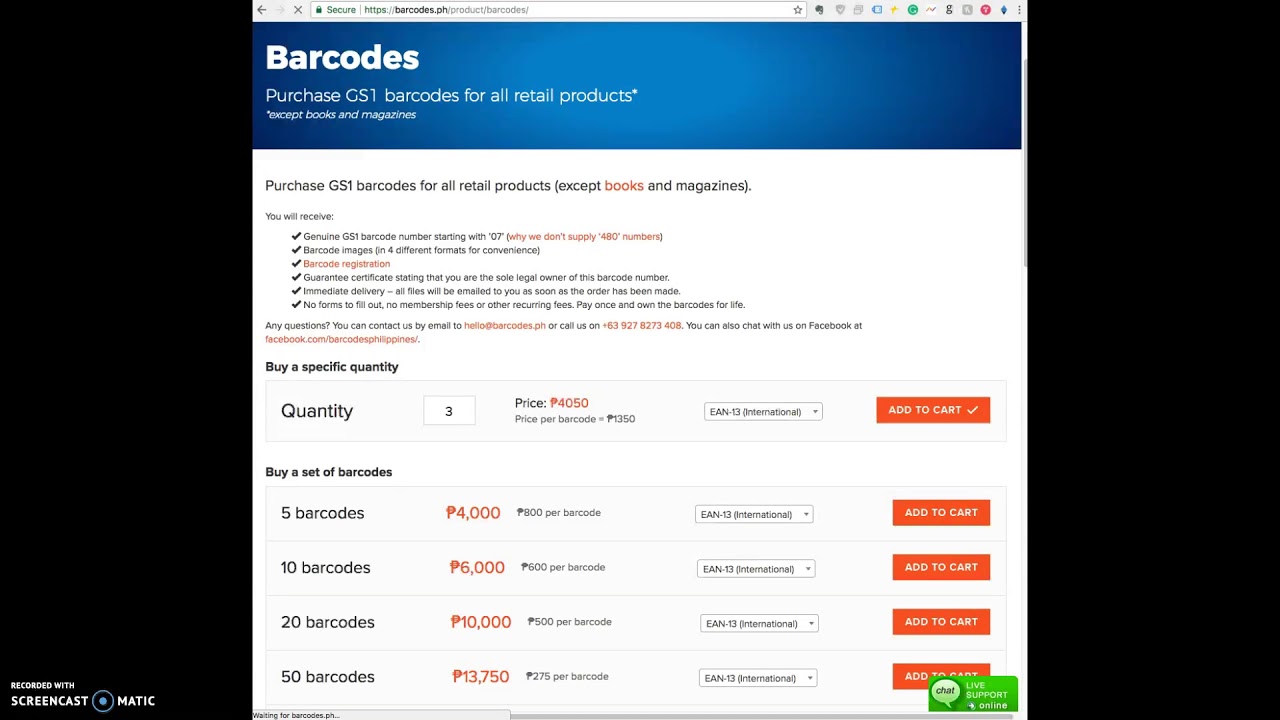 Barcodes Philippines introduction