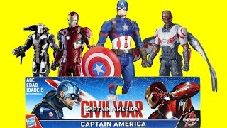 UNBOXING CAPTAIN AMERICA CIVIL WAR TOY | AVENGER SERIES | MARVEL | TITAN HERO SERIES