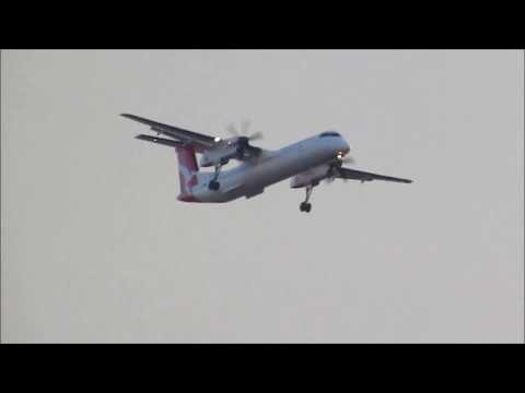 Planes on approach to Launceston Airport