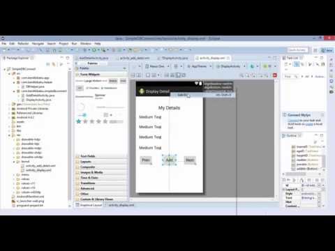 Android JDBC Database Connection part 6