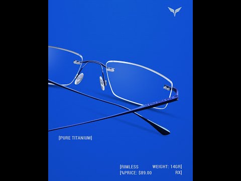 Pure titanium eyeglasses