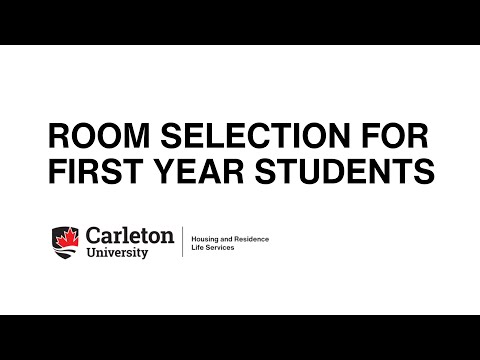 2025 Room Selection Webinar