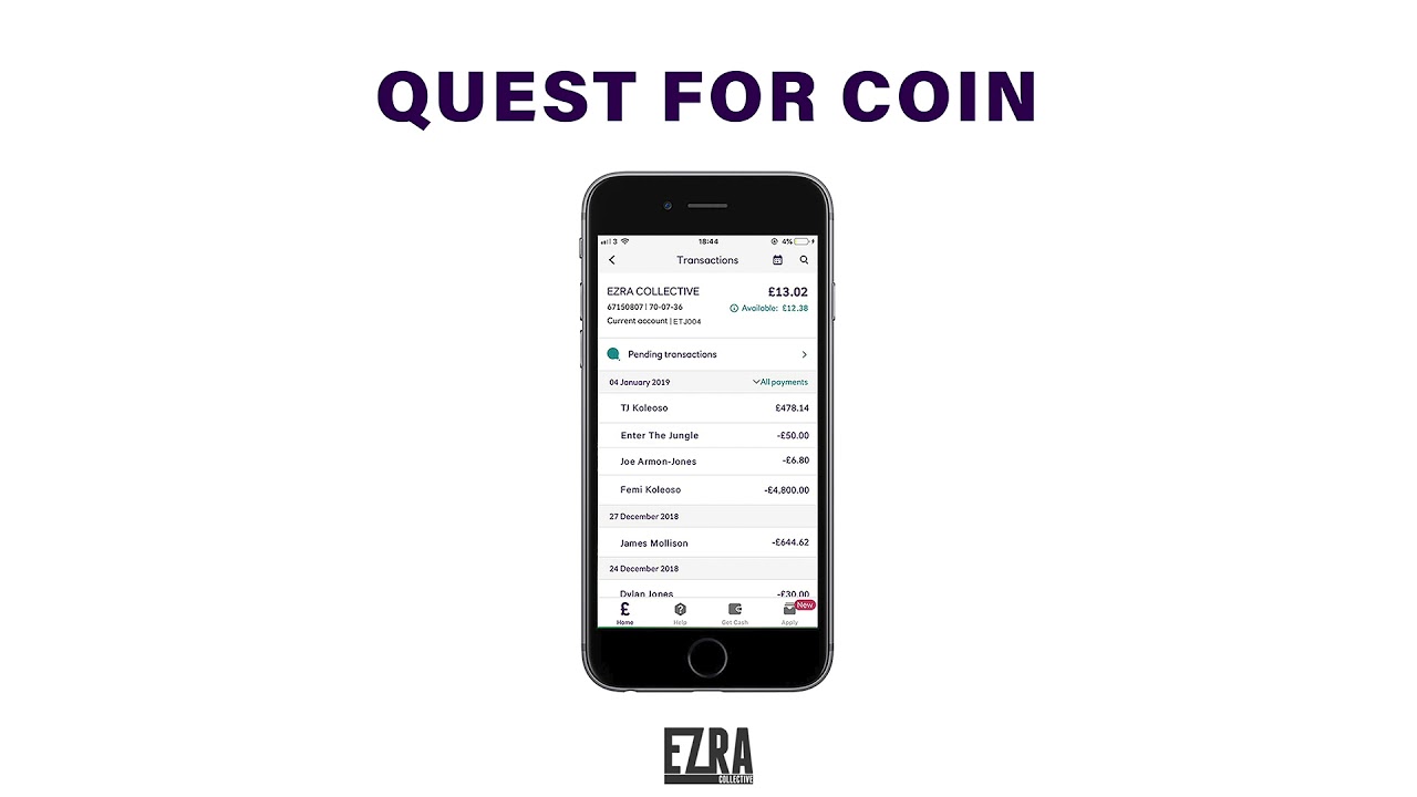 Ezra Collective - Quest For Coin (Official Audio)