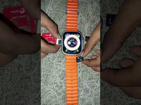 How to SIM card insert In T800 Ultra smart watch ⏱️ main 😮